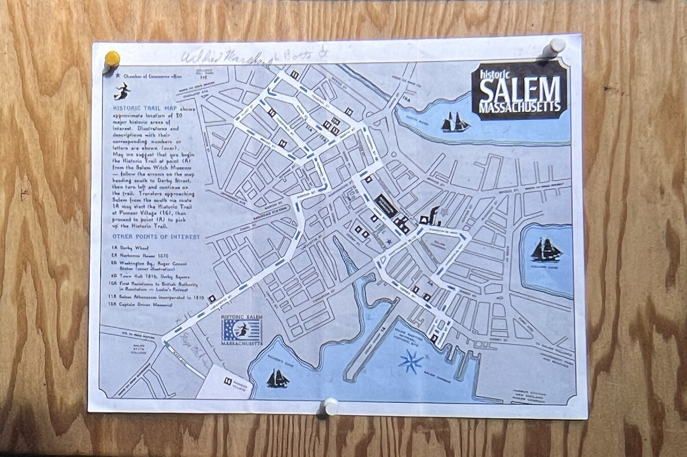 Vintage Photo Slide Of 1976 Salem Massachusetts Map | eBay