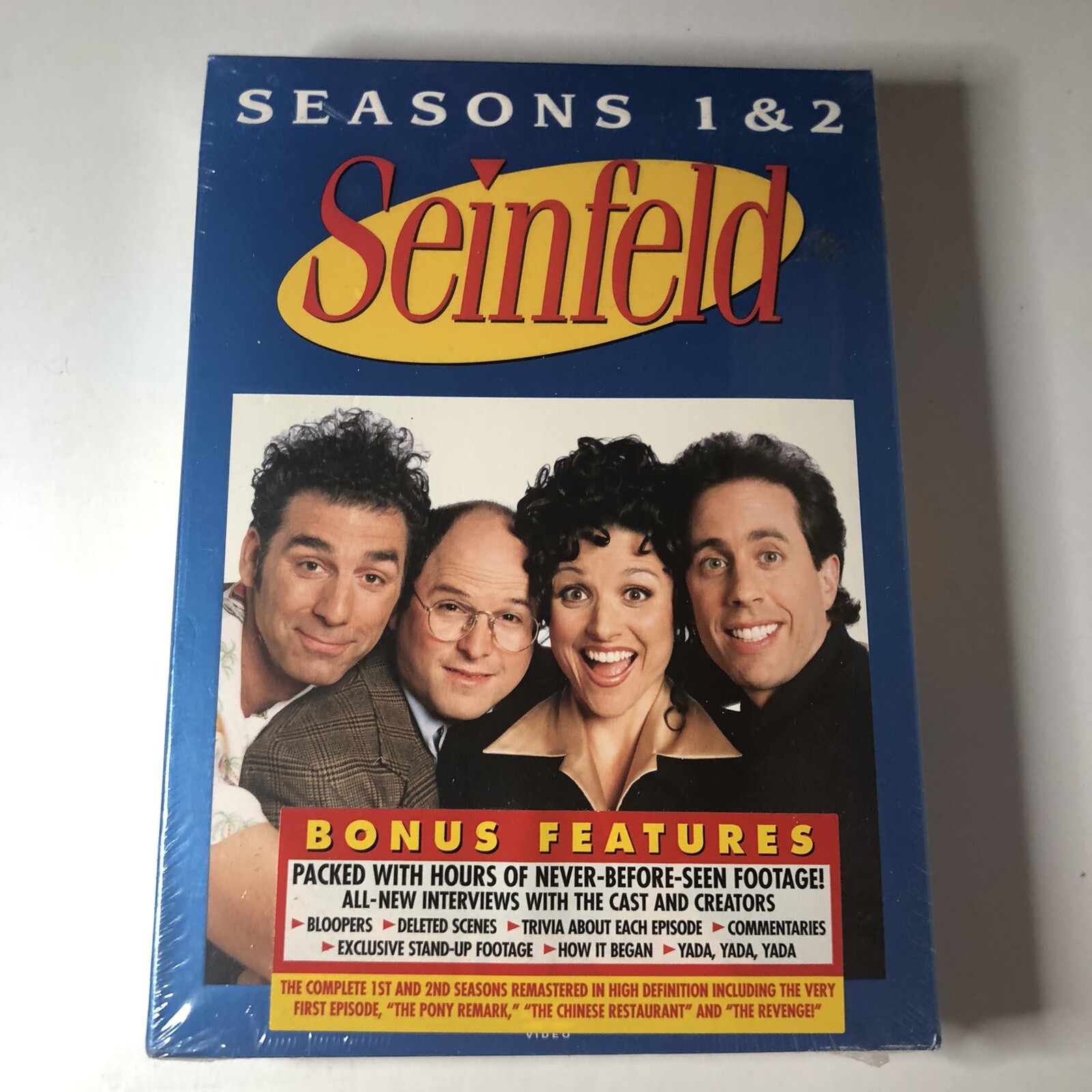 Seinfeld Seasons 1 & 2 DVD 2004 4 Disc Set 43396053410| eBay