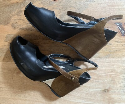 Lisa Nading Wedge Shoes Sz 38 | eBay