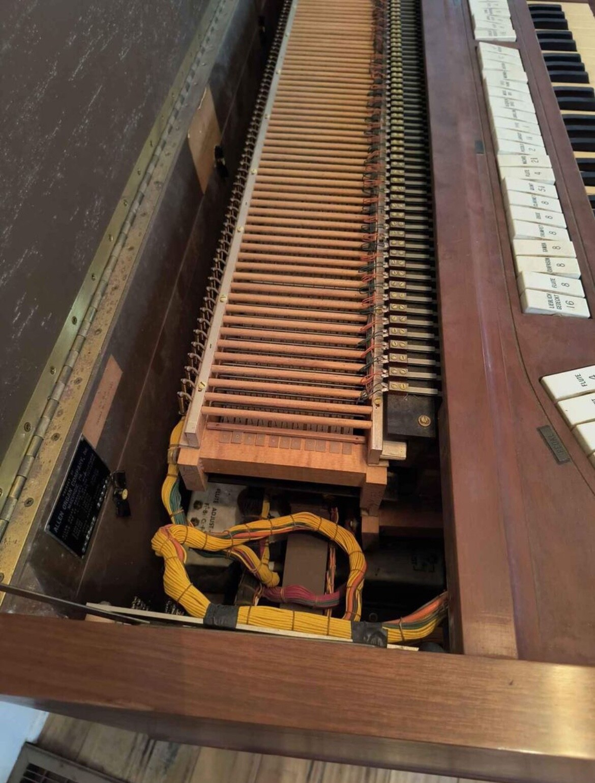 Allen Organ with Pedalboard & Organ Bench! | eBay