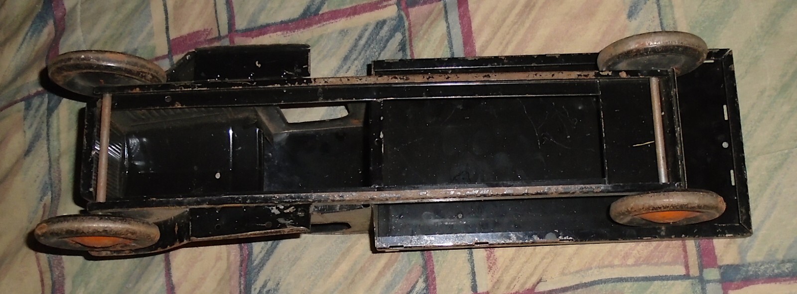 Antique 1920’s Structo Pressed Steel Stake Truck Very Good Condition. L ...