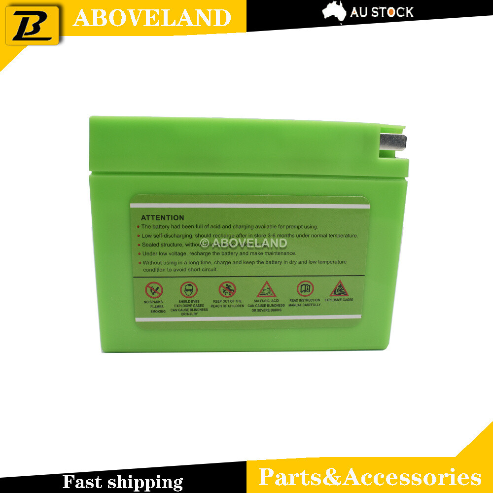 2X GT4B-5 GEL BATTERY 12V FIT DRZ70 TTR50 TTR90 TTR110 YT4B-BS MBT4B-B ...