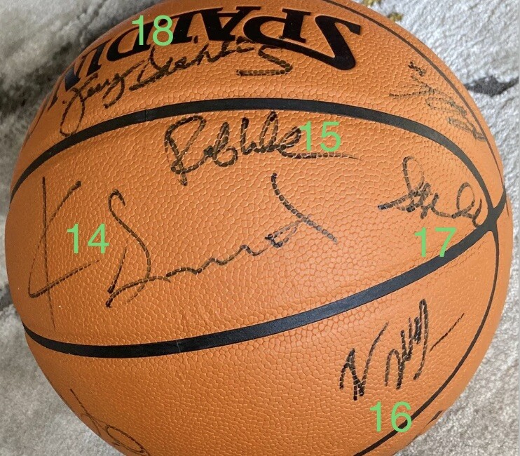 Steph Curry🏀AUTOGRAPH 2010-11 GOLDEN STATE WARRIORS Team signed ball ...