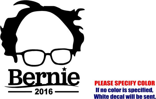 Bernie Sanders 2016 Decal Sticker JDM Funny Vinyl Car Window Bumper ...