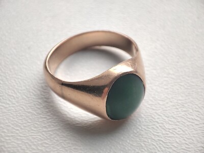 Used 583 rose gold ussr vintage ring w/genuine with stone Womens ...