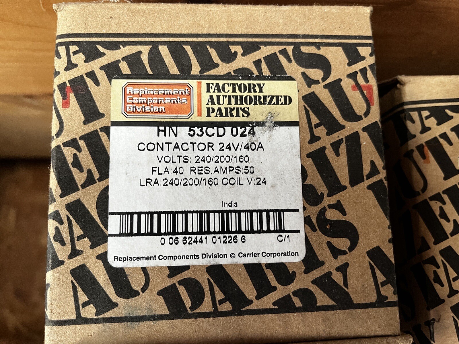 Carrier Bryant HN53CD024 Siemens 42CF35AJAJT Contactor 3 Pole 40 Amp ...
