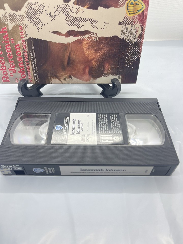 Jeremiah Johnson VHS 1972 Movie 1991 Full Screen Edition Video Robert ...