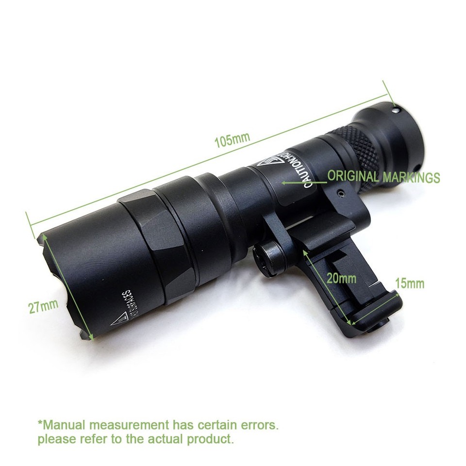 Tactical Light M340C Mini Light 500 Lumen Offset Flip Mount Weapon ...
