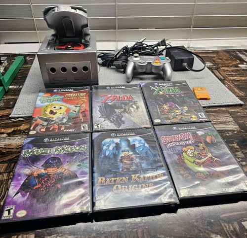 Nintendo GameCube Console Bundle Lot With 7 Games TESTED | eBay