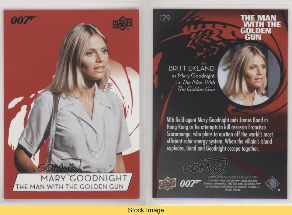 2019 James Bond Collection SSP as Britt Ekland Mary Goodnight #179 READ ...