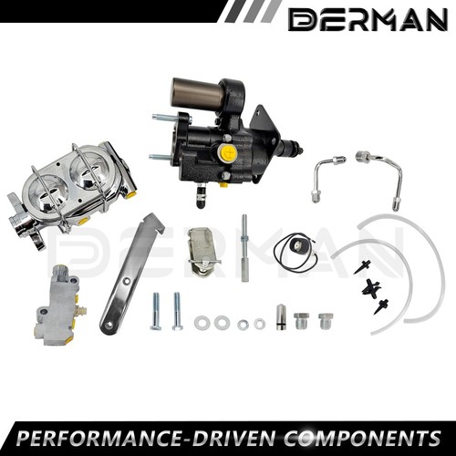 Power Hydraulic Brake Booster Universal Hydrobooster Chrome Master Disc ...