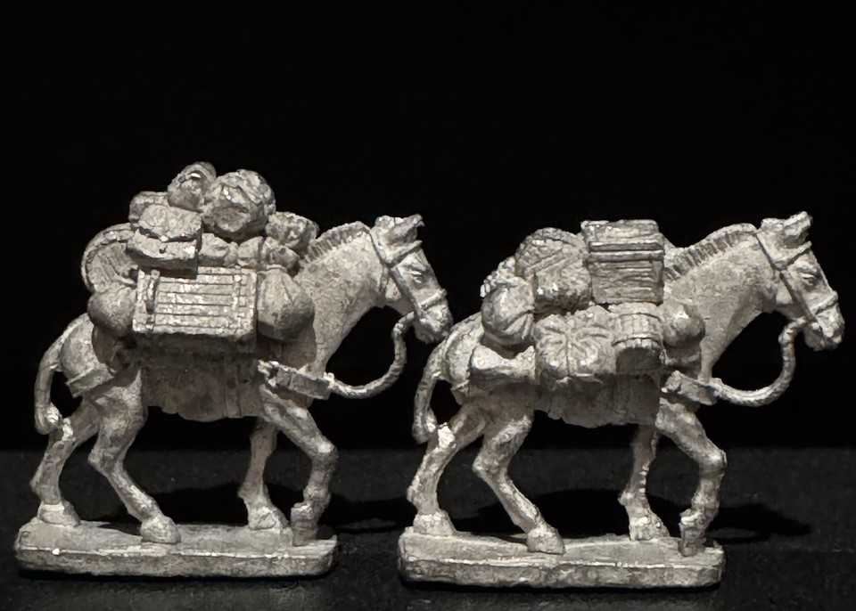 Ral Partha 48-0202 Pack Mules Baggage Animals Vintage Fantasy Metal | eBay