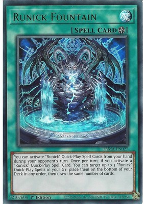 YGO TAMA-EN027 UR Runick Fountain TAMA-EN027 Yu-gi-oh | eBay