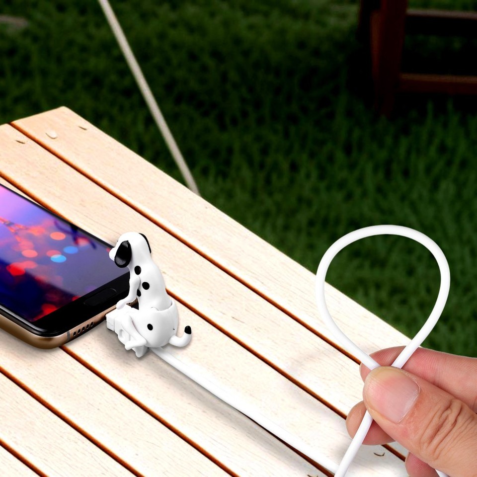 Creative Puppy Charging Cable Funny Dog Phone Charger Adapter Line Type ...
