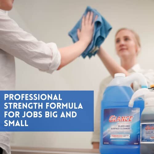 Diversey Glance Powerized Glass And Surface Cleaner, 128 Fl Oz (Pack of ...