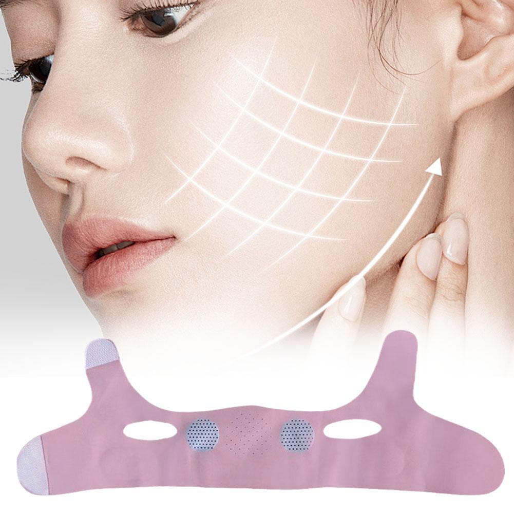 Double Chin Reducer V Line Face Lifting Tape Face Strap Soft Silicone ...