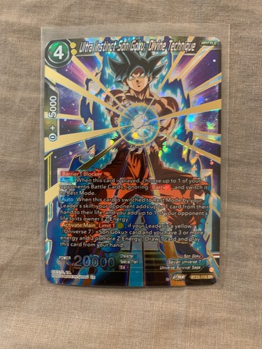 Dragon ball super - Ultra Instinct Son Goku Divine Technique - BT23-110 ...