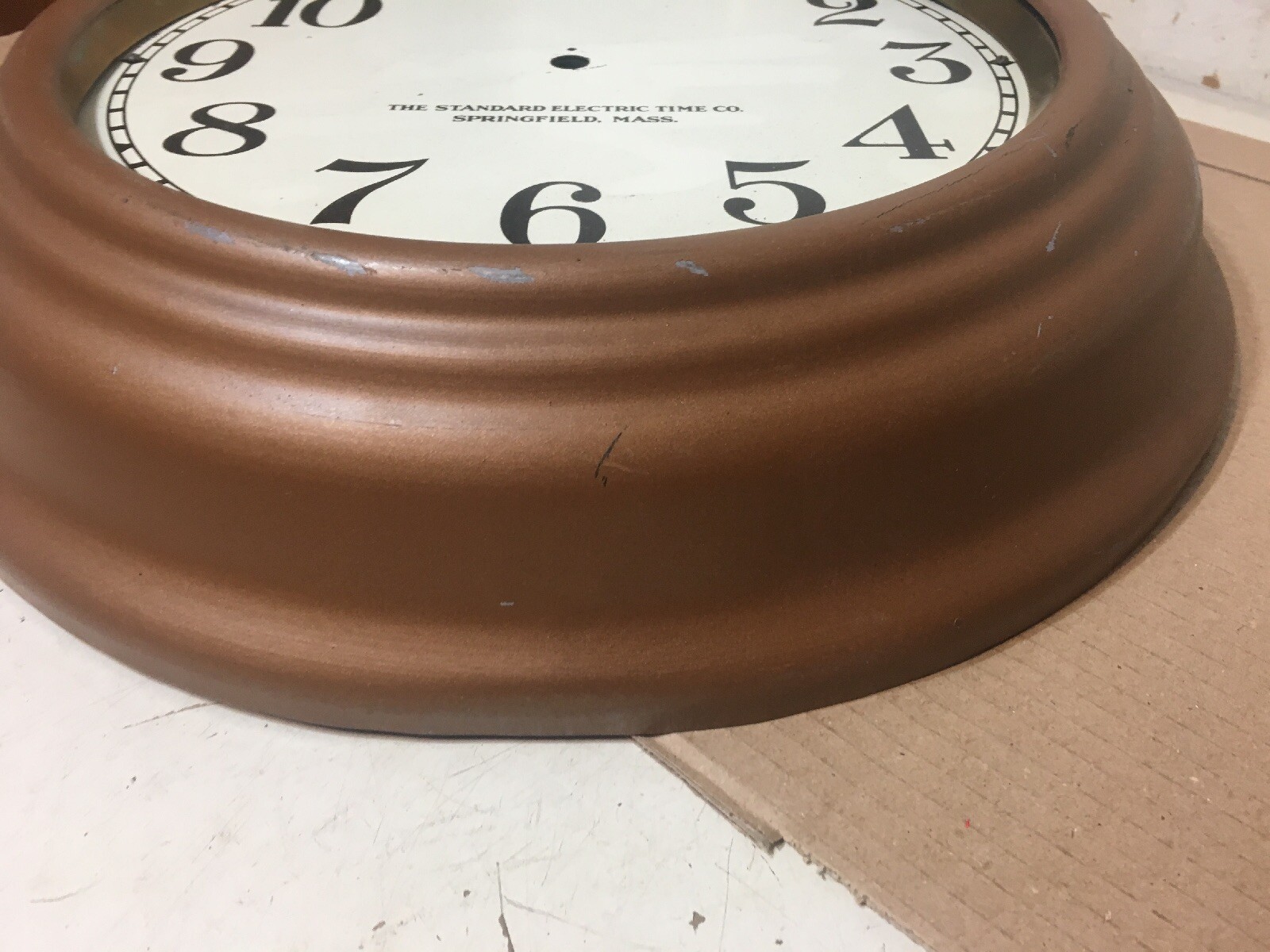 large Standard Electric Time Industrial School Gallery Style Wall Clock ...