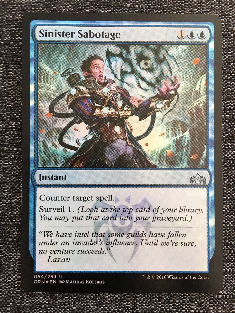 Foil Sinister Sabotage Guilds of Ravnica Magic the Gathering MTG | eBay