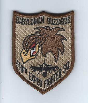510th EXPEDITIONARY FIGHTER SQUADRON "BABYLONIAN BUZZARDS" desert patch ...