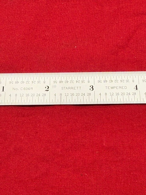 Starrett CH604R-6 Spring-Tempered Steel Rule with Inch Graduations ...