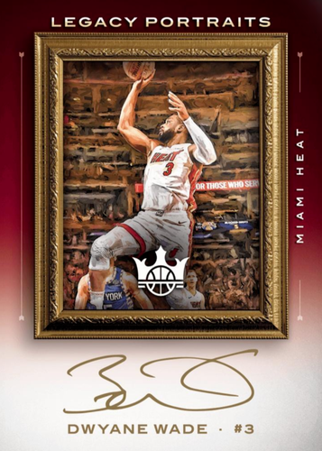2020-21 Panini Court Kings Dwyane Wade Legacy Portraits Auto (Digital ...