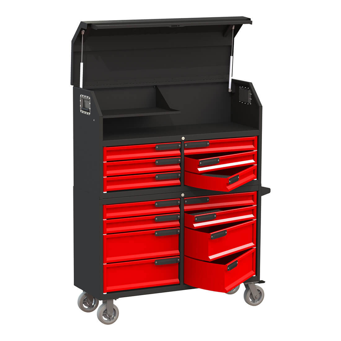 Swivel Storage Solutions PIVOT500-R + PIVOT550-R 14-Drawer Tool Storage ...