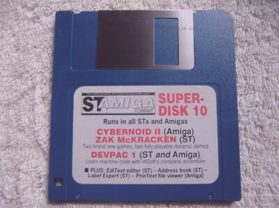 81214 Disk 10 ST/Amiga Format Superdisk - Cybernoid II - Atari ST ...