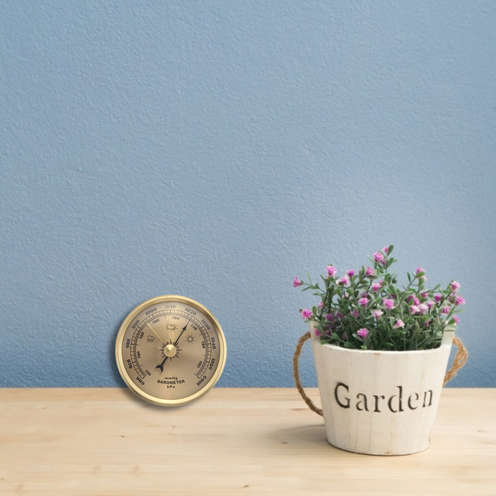 Weather Station Thermometer Hygrometer Barometer Small 3 In 1 Barometer ...