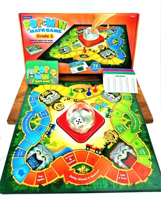 Lakeshore POP to WIN Common Core Math Board Game Grade 5 Home School ...