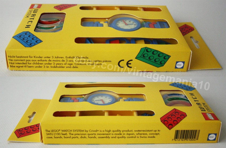 RARE VINTAGE 1997 LEGO WATCH SYSTEM MASTER CRIVAL SWISS + JAPAN MADE ...