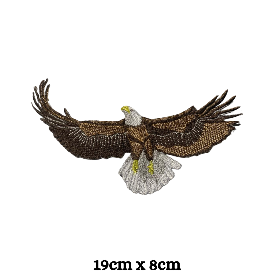 American Bald Eagle Patch Iron Sew On Jacket Coat T Shirt Bird Embroidered Badge | eBay