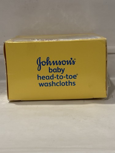 Johnsons Baby HEAD-TO-TOE Washcloths - 14 Count - NOS Disposable ...