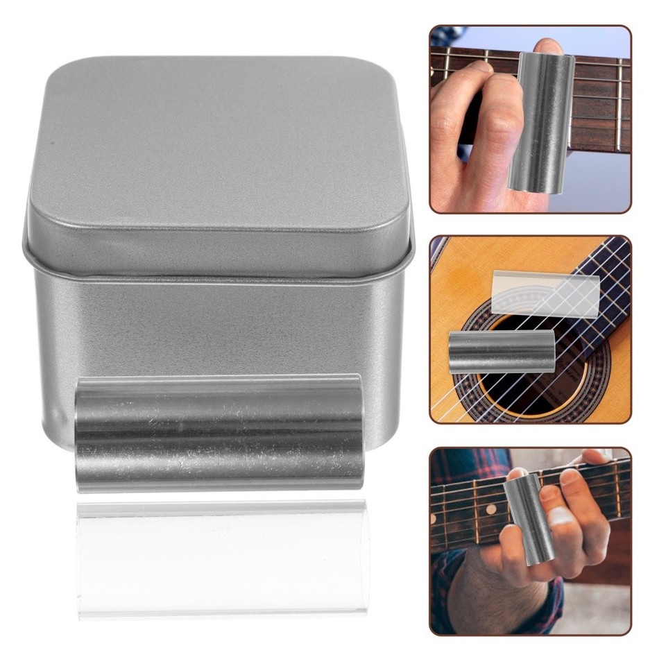 2 Pcs Guitar Slide for Musical Instrument Finger Slider Electric | eBay