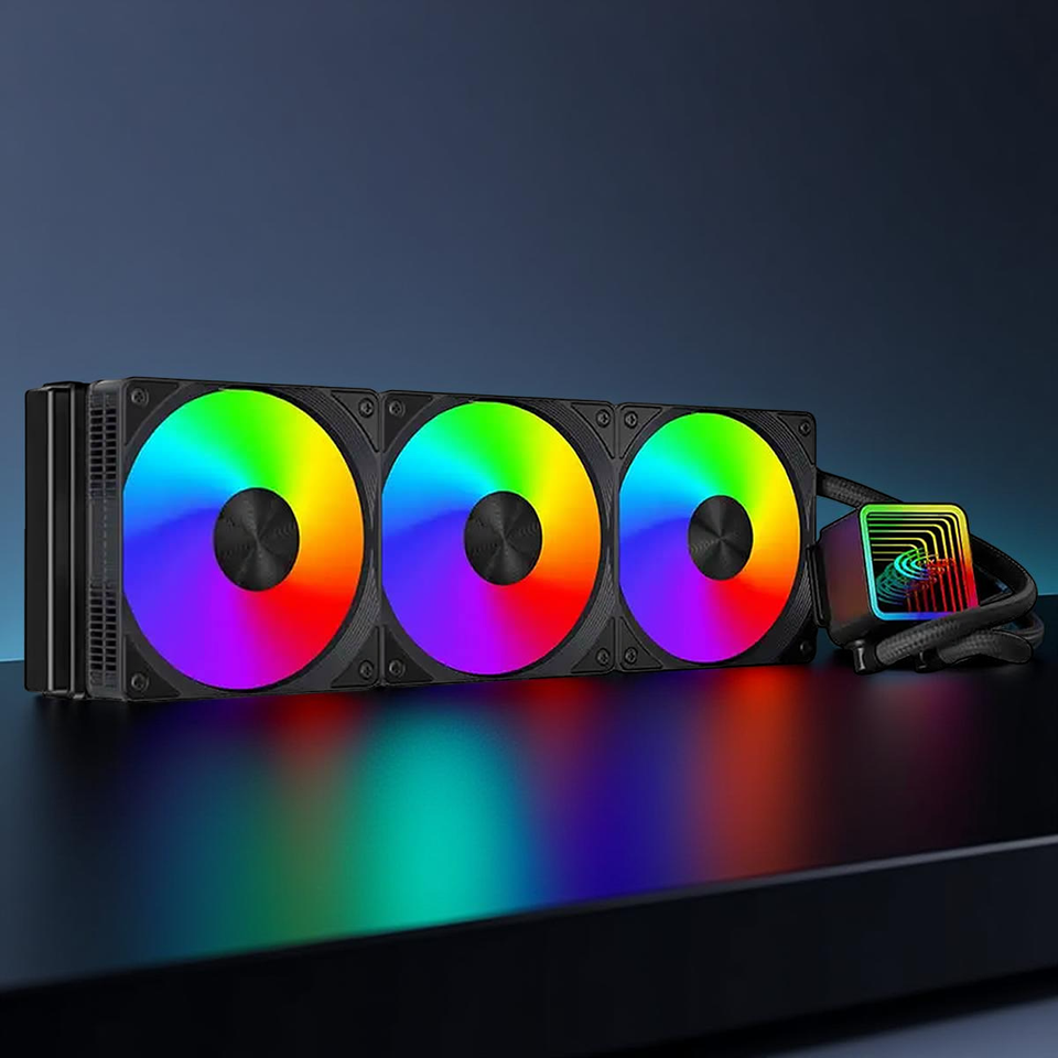 LX30 360MM AIO Cooler CPU Water Liquid Cooling Kit ARGB LED Fans For ...