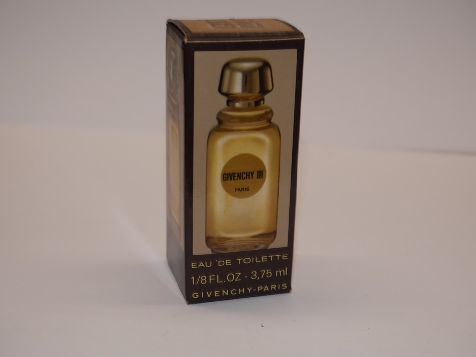 in box GIVENCHY III PARIS EAU DE TOILETTE 1/8 oz PERFUME PARFUME | eBay