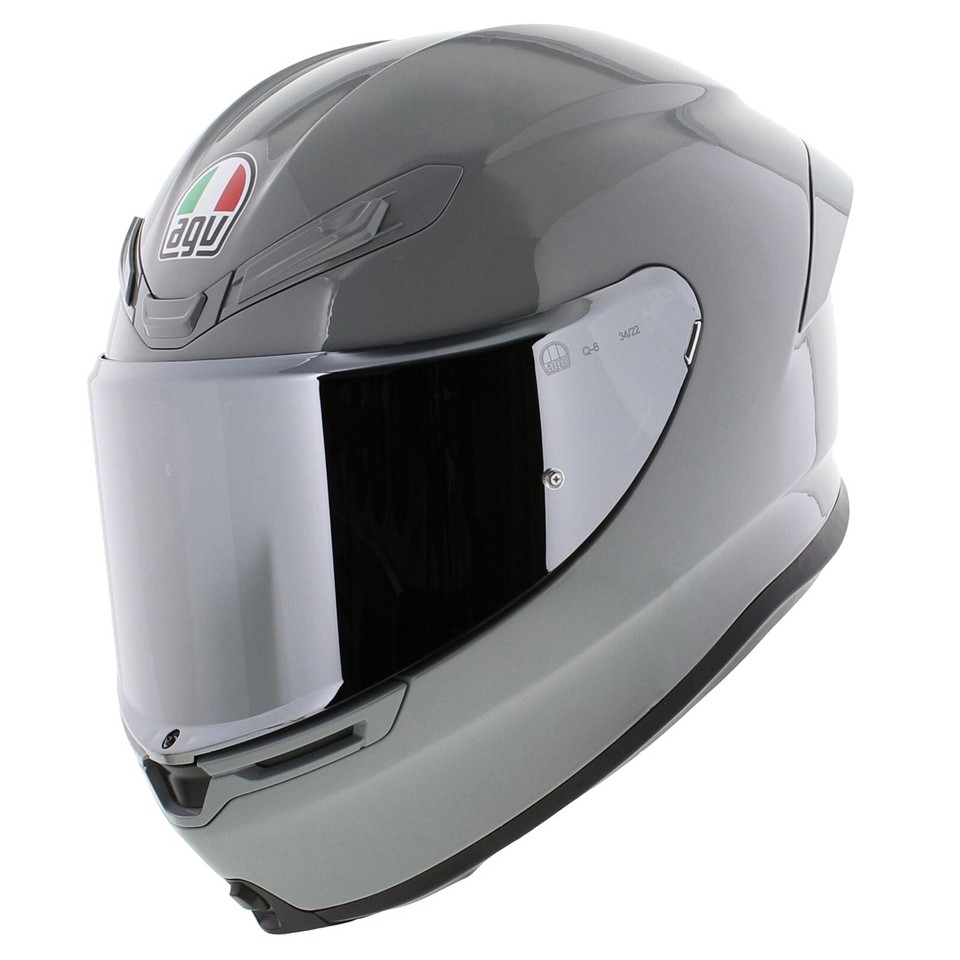 Agv K6 S Nardo Grey Gloss, Full Face Motorcycle Helmet, New E2206 Fast ...