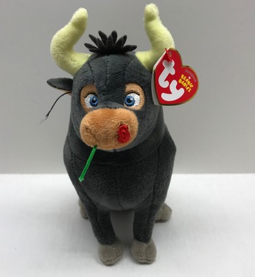 Ty Beanie Babies FERDINAND the Bull 7" Beanbag Plush Stuffed Animal Toy ...