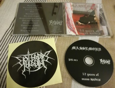 MASSEMORD - 12 years of mass murders CD Rare Death metal ENTOMBED ...