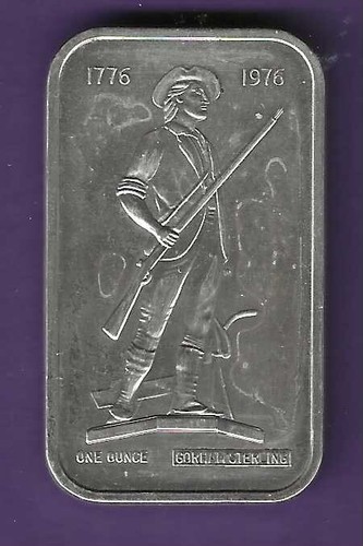 MINUTEMAN (GOR 2) .925 SILVER ART BAR | eBay