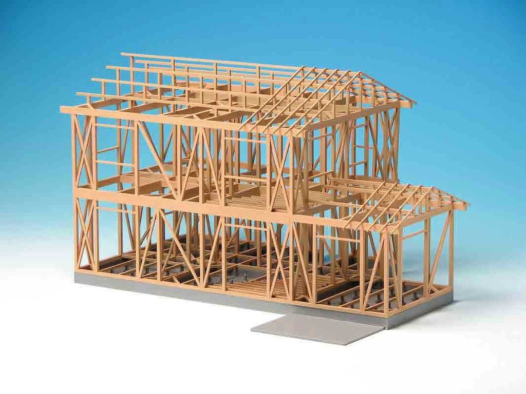 Wood Building Models