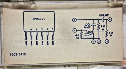 PEC Sprague P3 Pentode Plate Coupling Couplate Bulplate Module 6 Pin ...