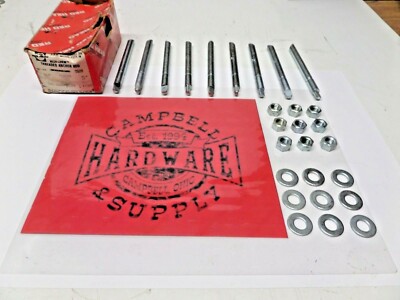 Red Head Redi-Chem 3/8" x 5" Threaded Carbon Steel Anchor Rod - Set of ...