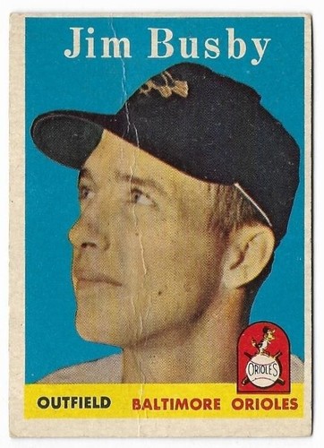 JIM BUSBY 1958 Topps #28 Baltimore Orioles SALE GOES TO GOOD CAUSE 🔥⚾🔥 ...