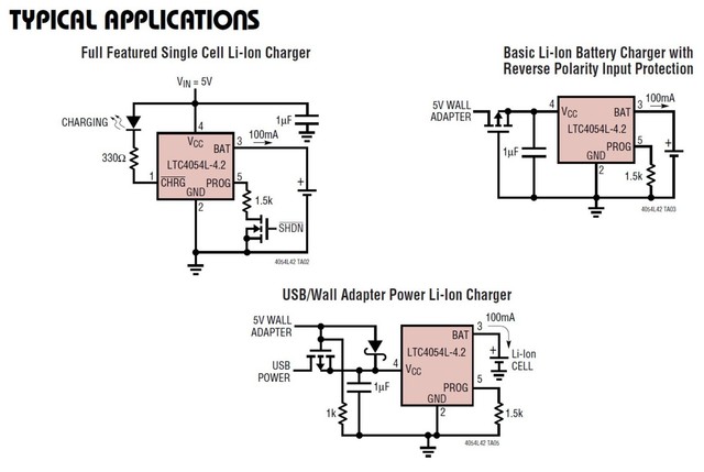 Li-ion Battery Charger Ltc4054 LTH7 In ThinSOT SMD Bauform online ...