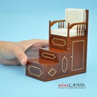 Miniature pulpit Minbar steps chair mimber mosque imam for dollhouse 1: ...