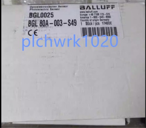 1 PCS NEW IN BOX BALLUFF BGL 80A-003-S49 Trough photoelectric switch ...