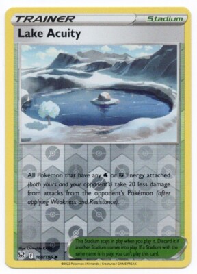 Lake Acuity Trainer Stadium Reverse Holo Uncommon (160/196) Pokemon ...