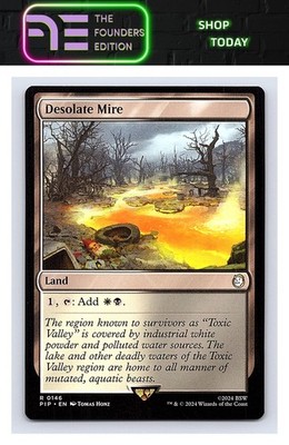 Desolate Mire #146 Universes Beyond: Fallout Magic_the_gathering Rare | eBay
