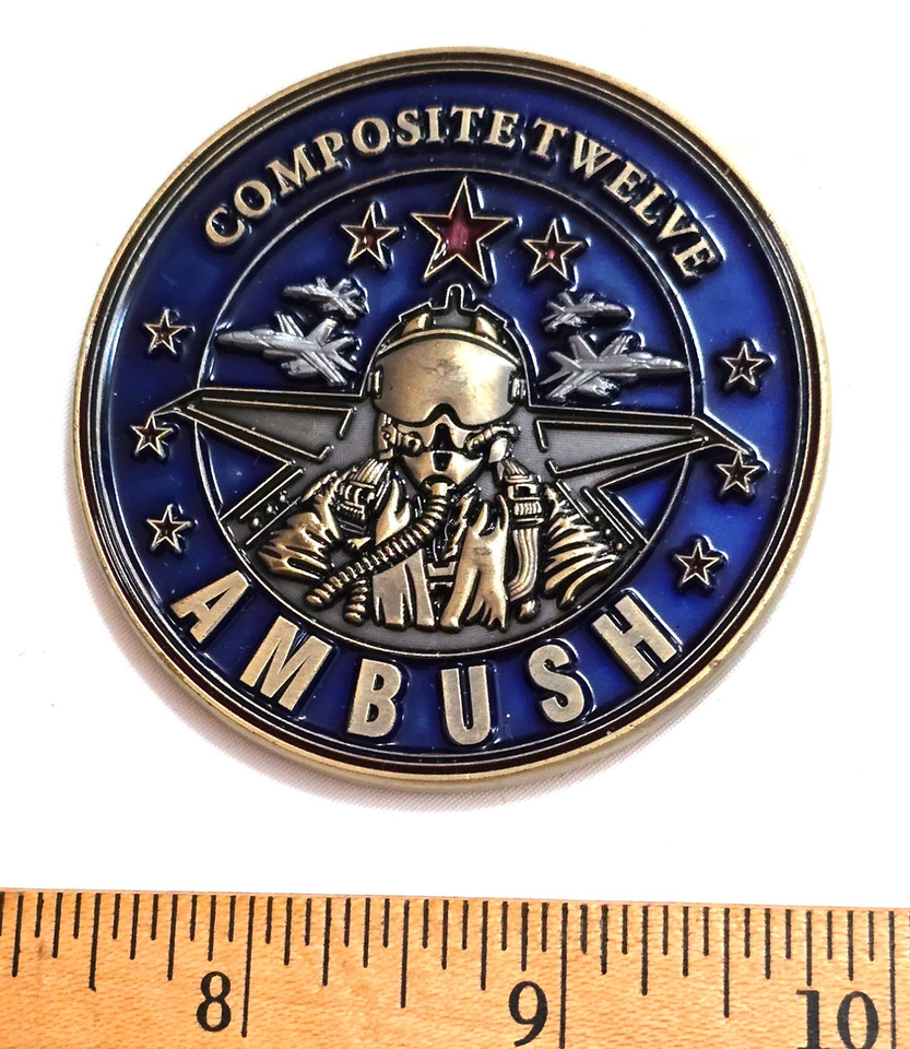 Awesome 2" USN Navy Unit Pride Challenge Coin VFC-12 "Fighting Omars ...